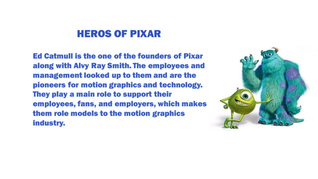 The excellent culture of pixar | PPT