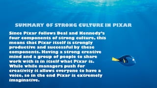The excellent culture of pixar | PPT