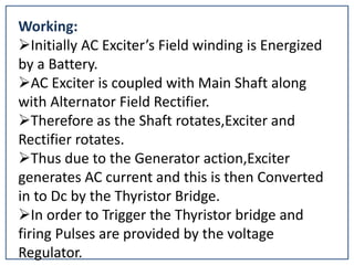 The Excitation system by SAI | PPTX