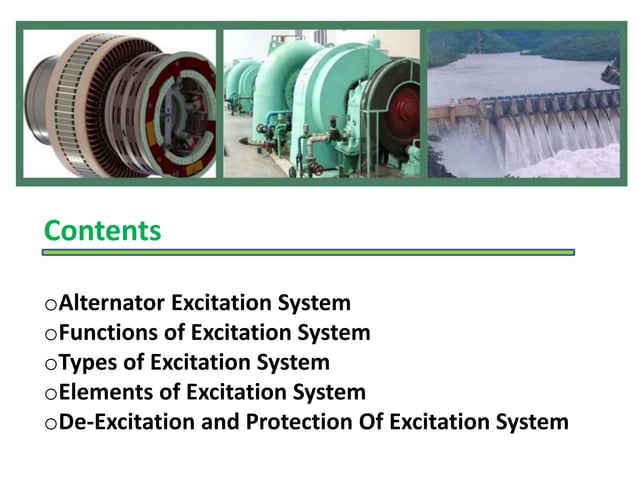 The Excitation system by SAI | PPTX