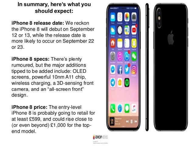 The Exciting Features of iPhone 8