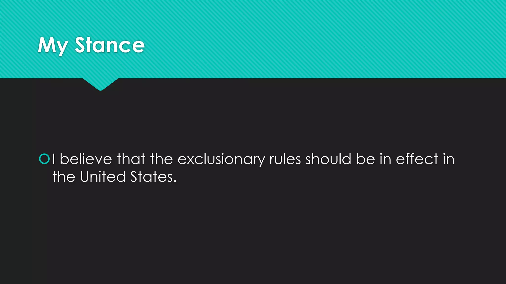 The Exclusionary Rule | PPSX