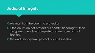 The Exclusionary Rule | PPSX