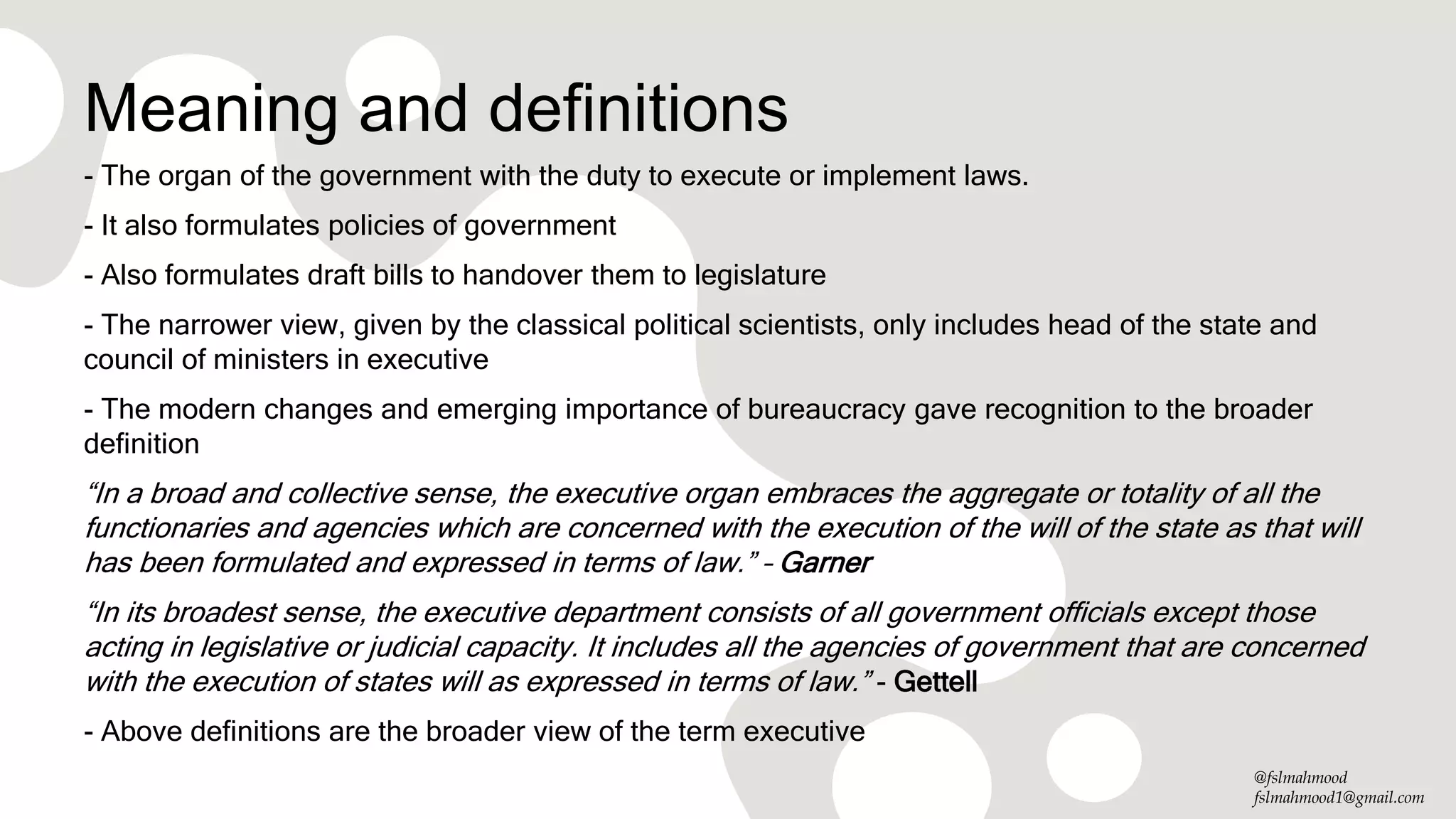 The Executive | PPTX