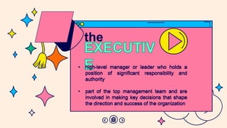 The Executive, His roles, and other .pptx