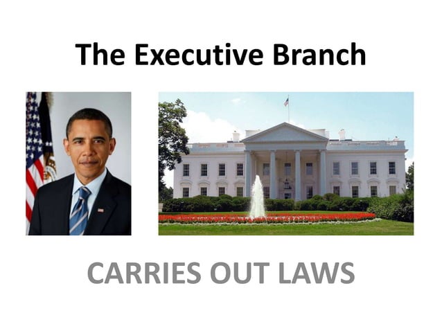 The Executive Branch | PPT