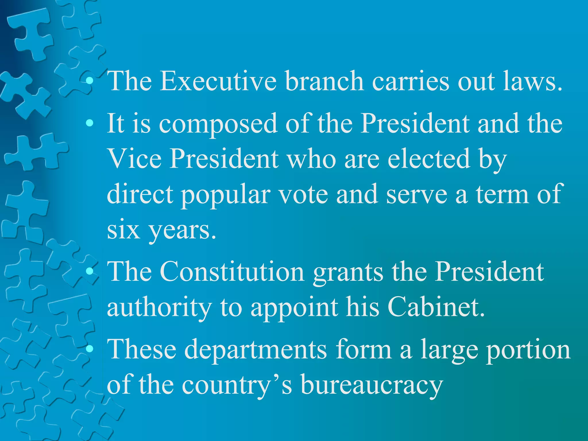 THE EXECUTIVE BRANCH OF THE PHILIPPINE GOVERNMENT | PPTX