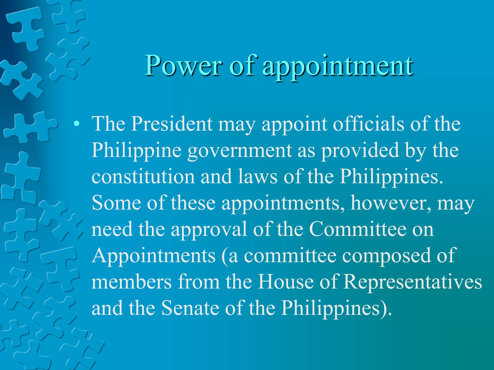 THE EXECUTIVE BRANCH OF THE PHILIPPINE GOVERNMENT | PPTX