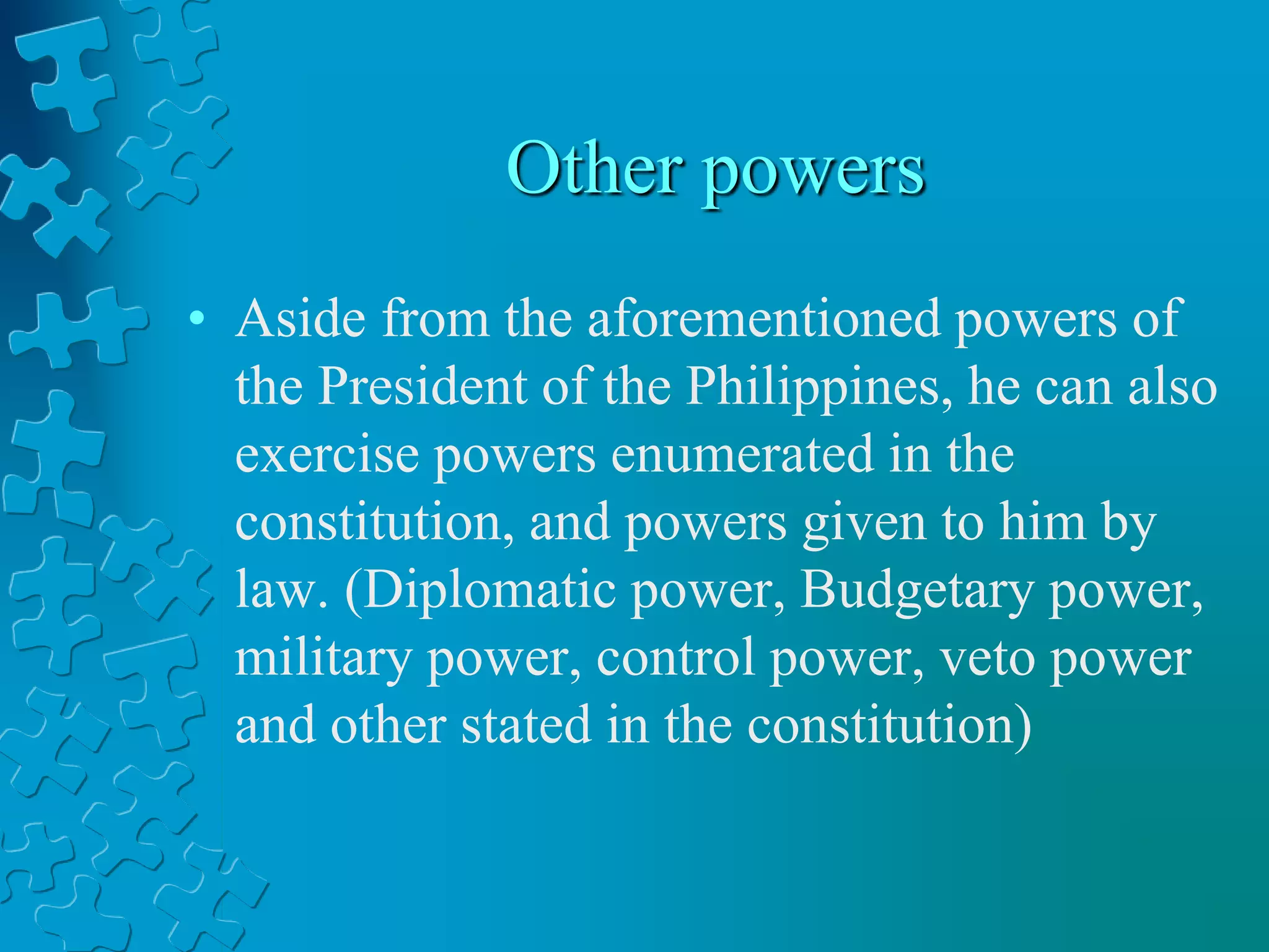THE EXECUTIVE BRANCH OF THE PHILIPPINE GOVERNMENT | PPTX