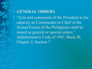THE EXECUTIVE BRANCH OF THE PHILIPPINE GOVERNMENT | PPTX