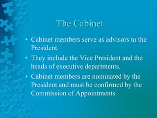 THE EXECUTIVE BRANCH OF THE PHILIPPINE GOVERNMENT | PPTX