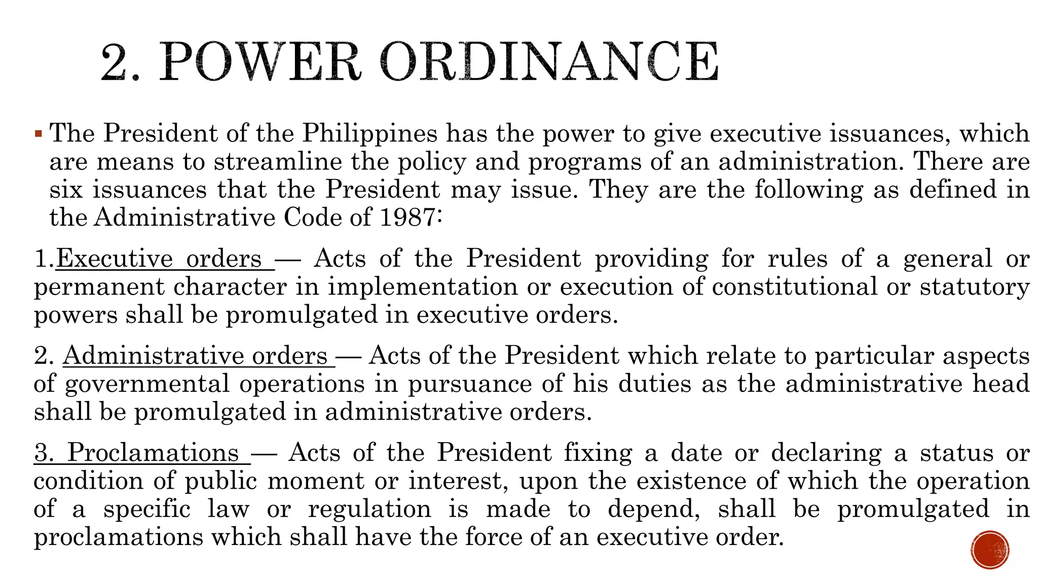 THE EXECUTIVE BRANCH OF THE GOVERNMENT.pptx