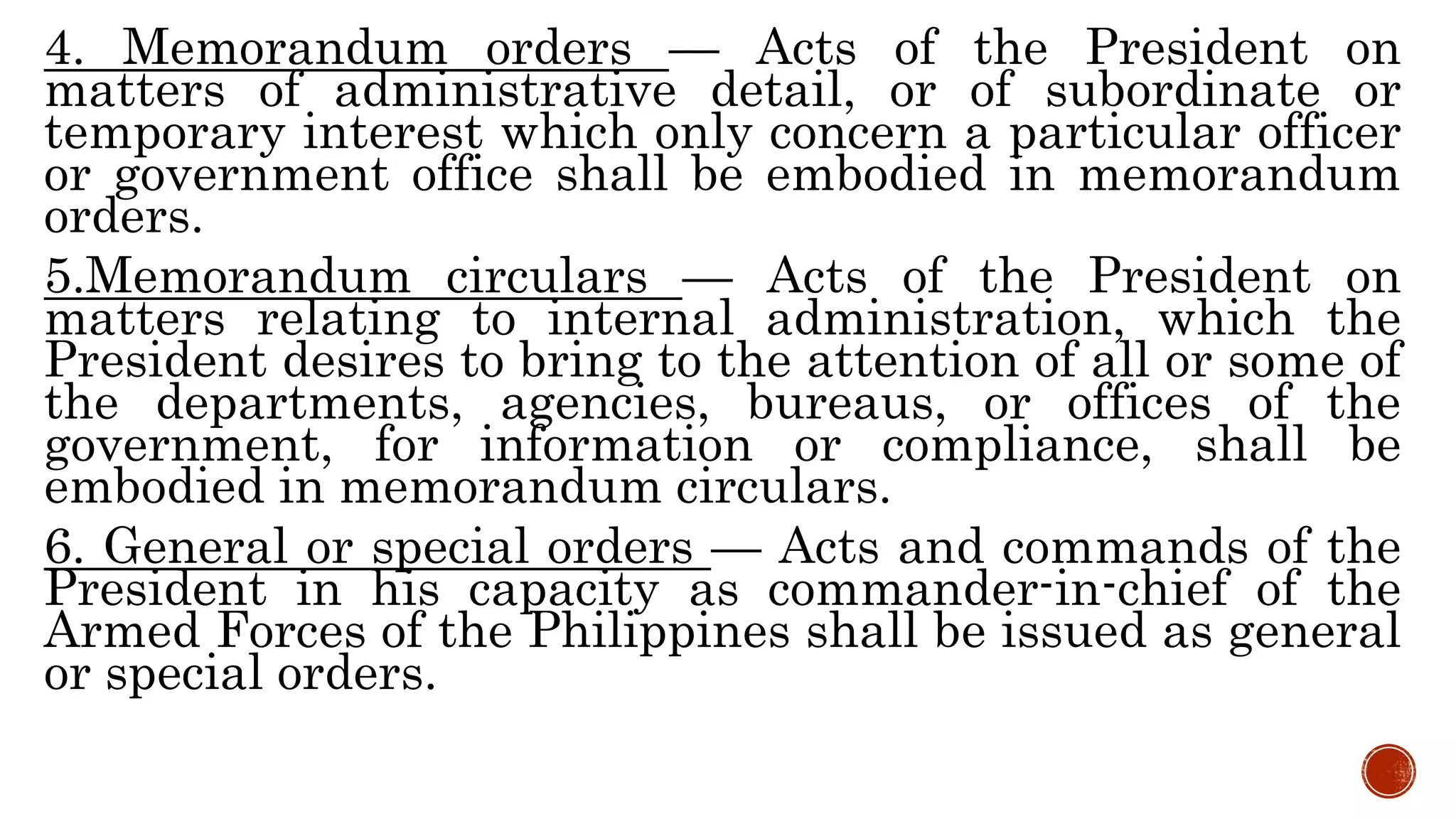 THE EXECUTIVE BRANCH OF THE GOVERNMENT.pptx