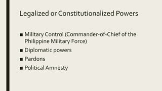 The executive branch of the philippine government | PPTX