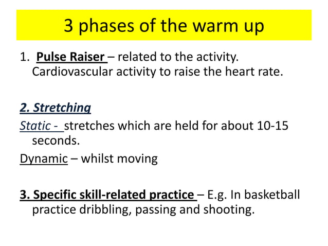 The Exercise Session Ppt