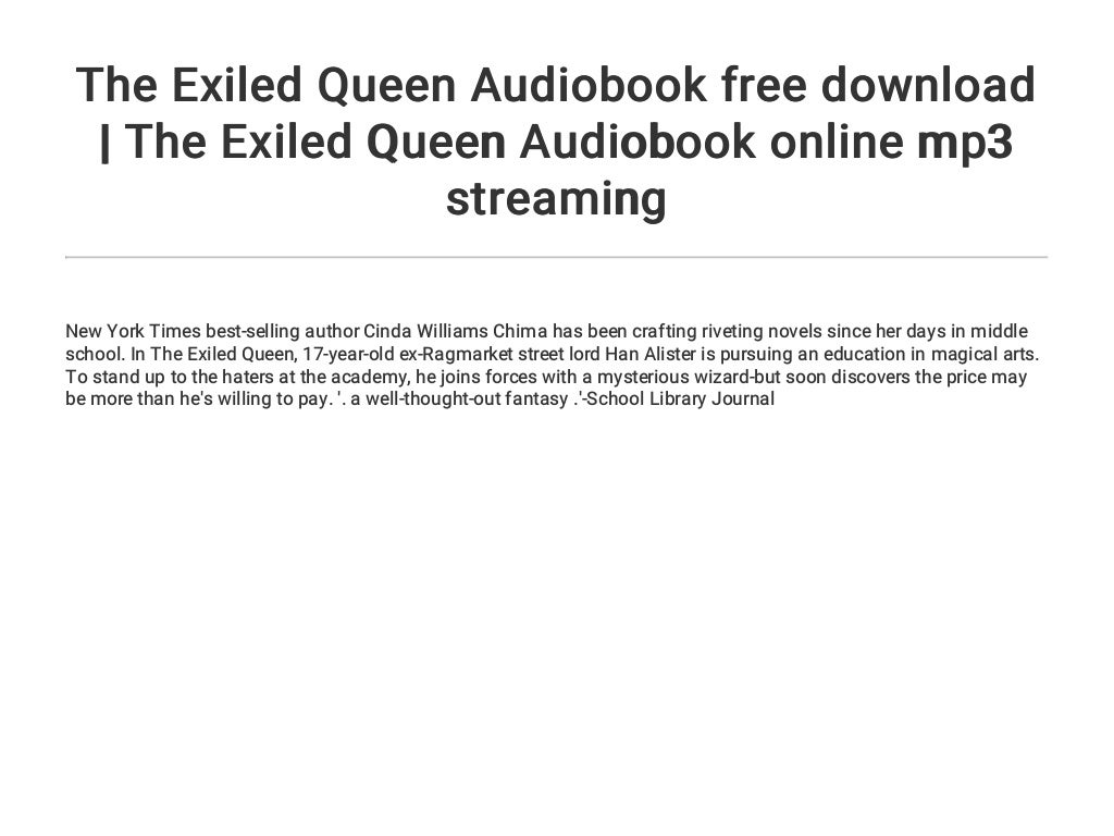 The exiled queen book - jesprofessionals