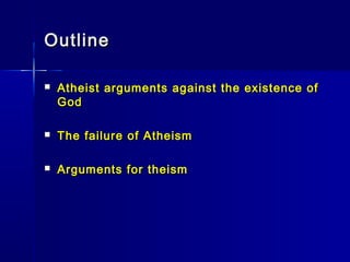 Power Point: The Existence of God | PPT