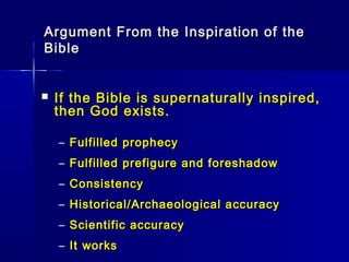 Power Point: The Existence of God | PPT