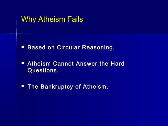 Power Point: The Existence of God | PPT | Agnosticism | Religion ...