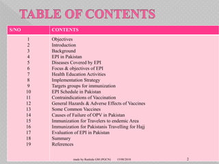 The expanded program on immunization | PPTX
