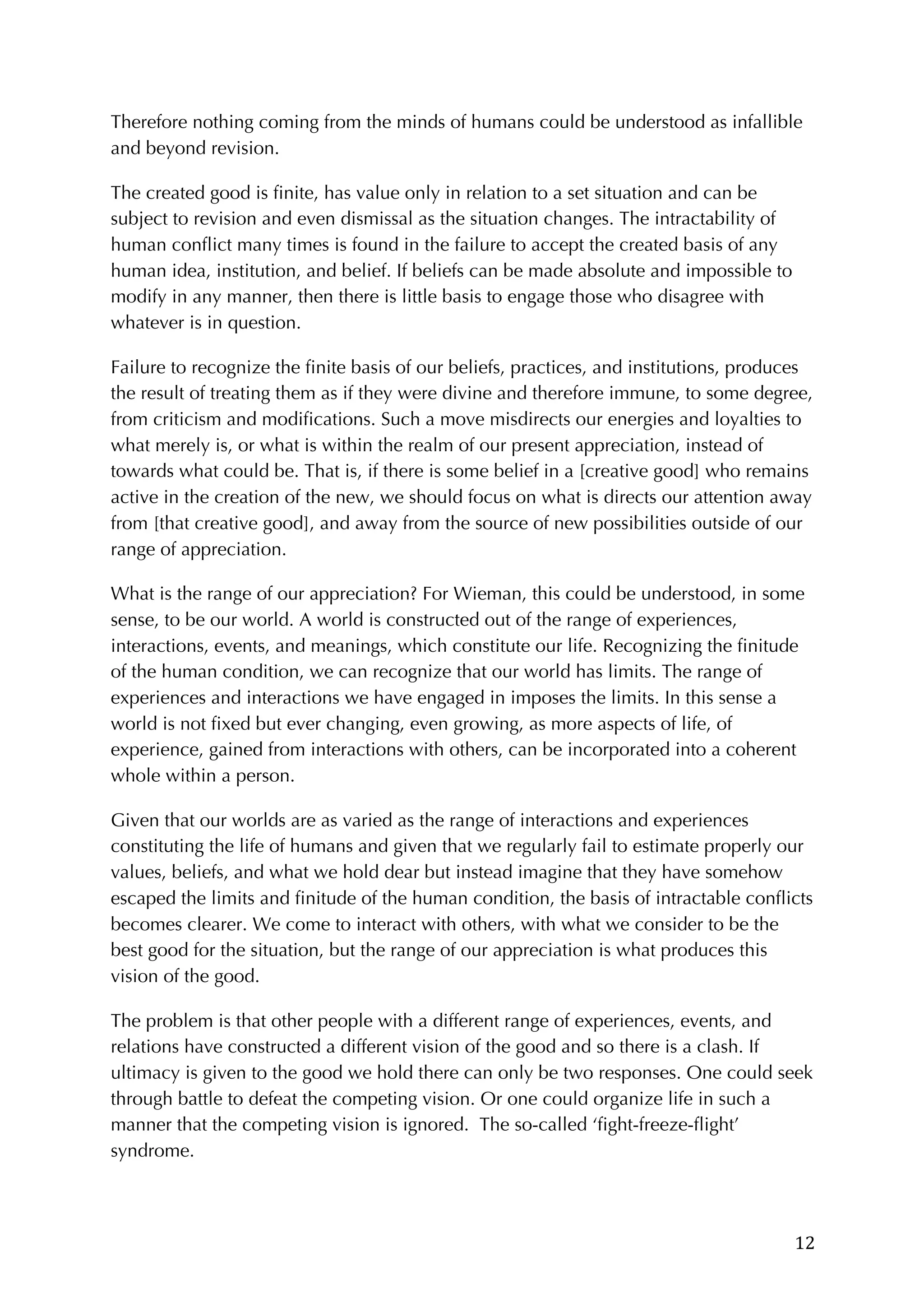 Essay: The experience of creative interchange | PDF