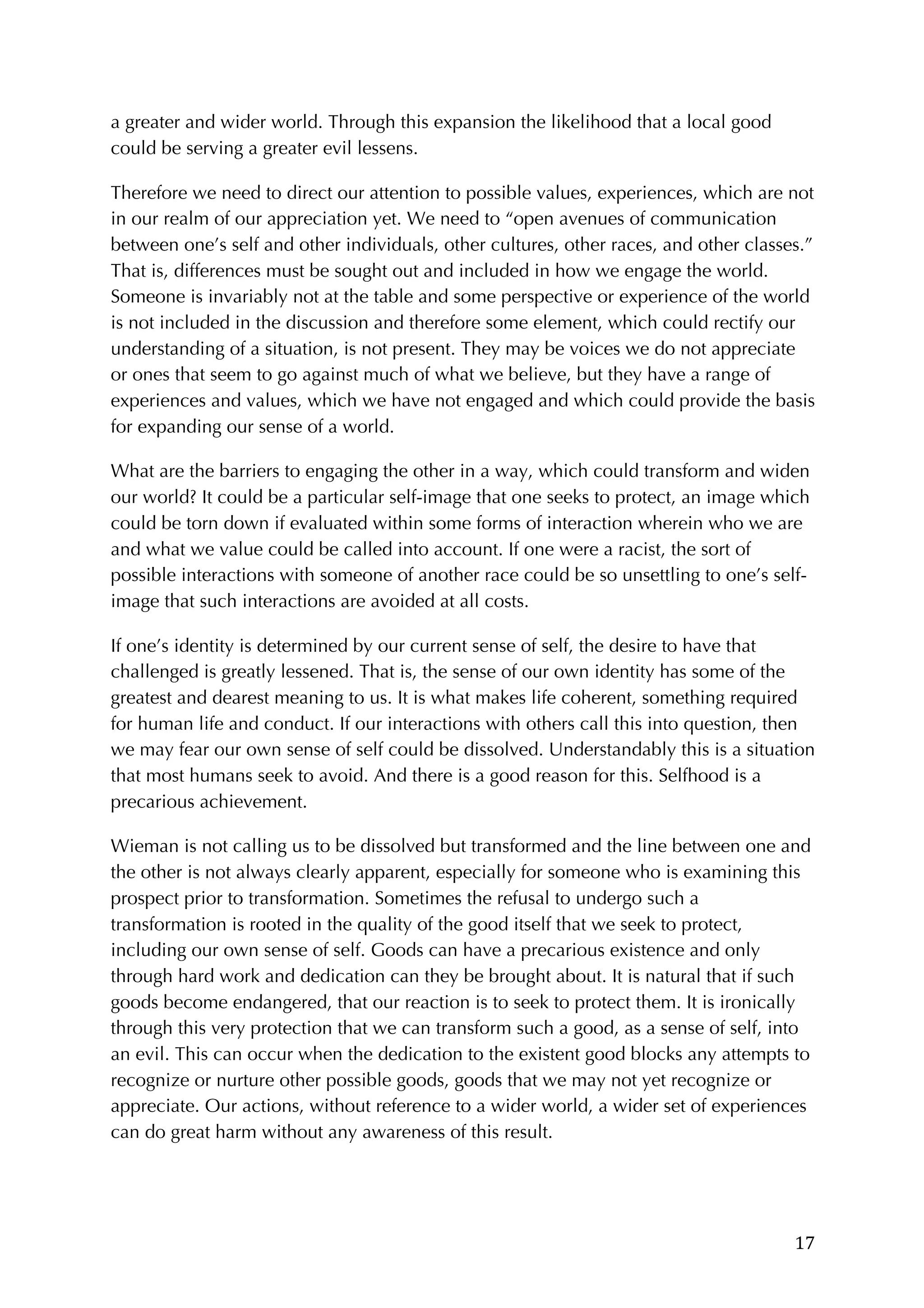 Essay: The experience of creative interchange | PDF