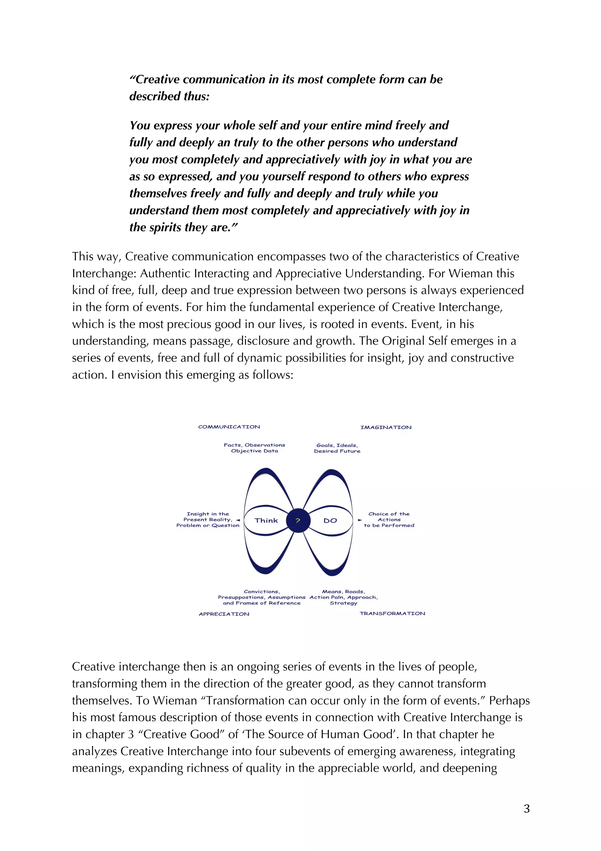 Essay: The experience of creative interchange | PDF