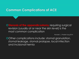 The experience of malone antegrade continence enema | PDF