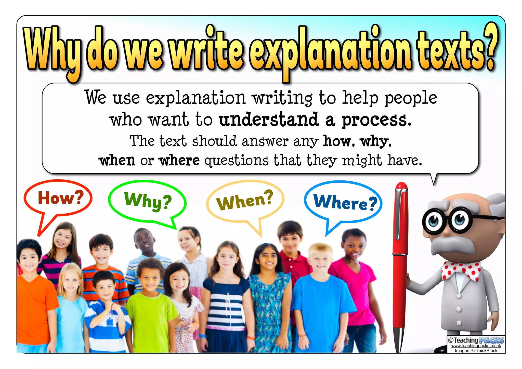 The Explanation Writing Pack | PDF