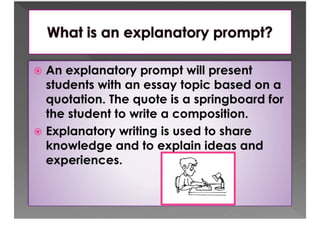 THE EXPLANATORY PROMPT | PDF