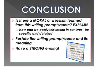 THE EXPLANATORY PROMPT | PDF