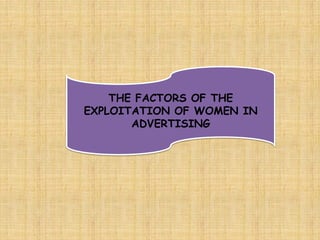 Exploitation Of Women
