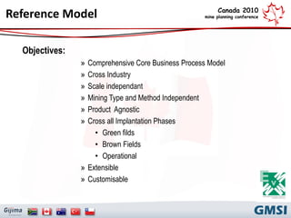 EXPLORATION AND MINING (EM) BUSINESS REFERENCE MODEL | PPT