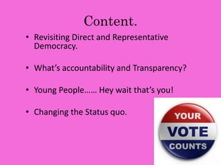 Key questions and ideas around western democracy | PPTX