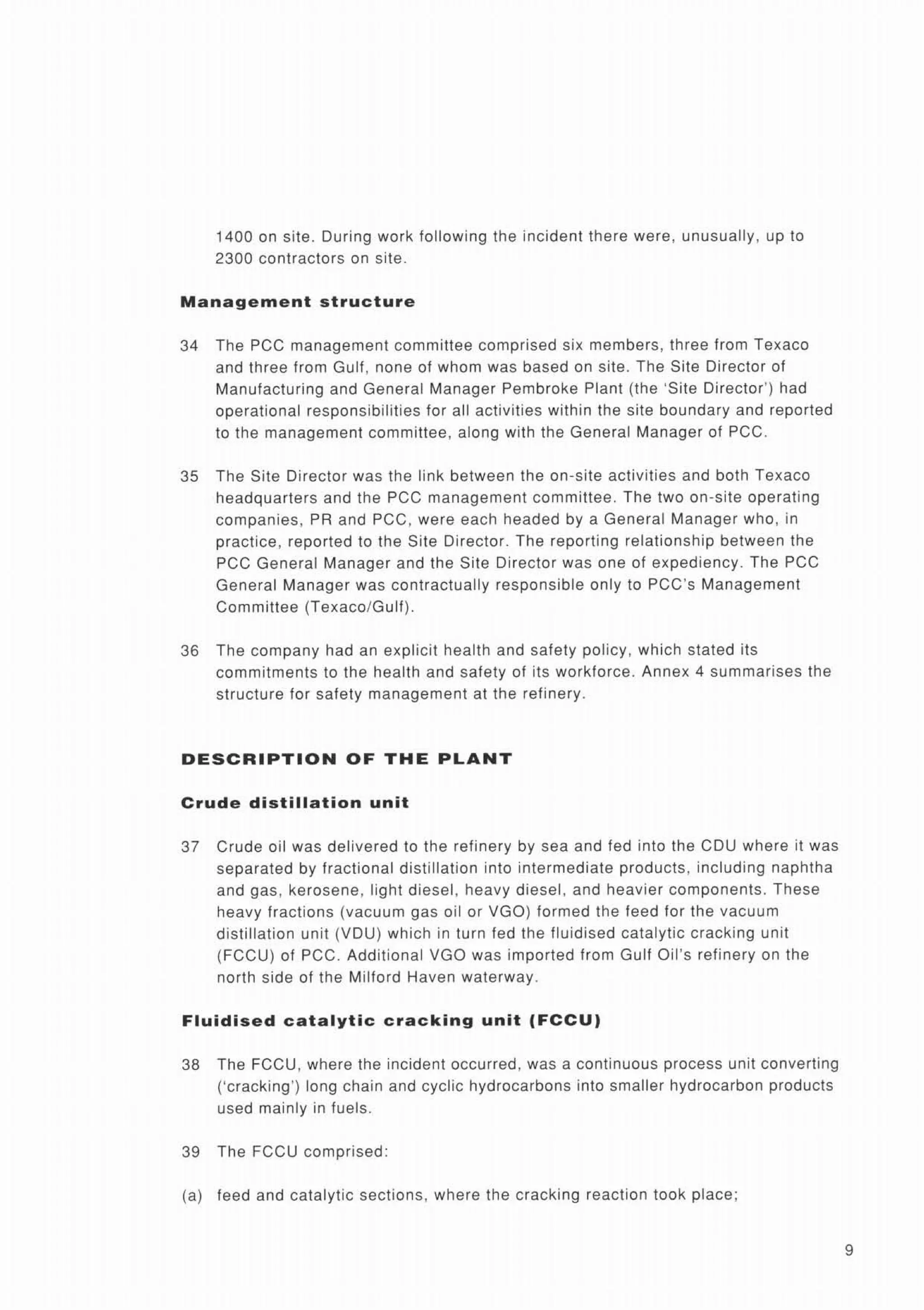 The explosion and fires at the texaco refinery milford haven | PDF