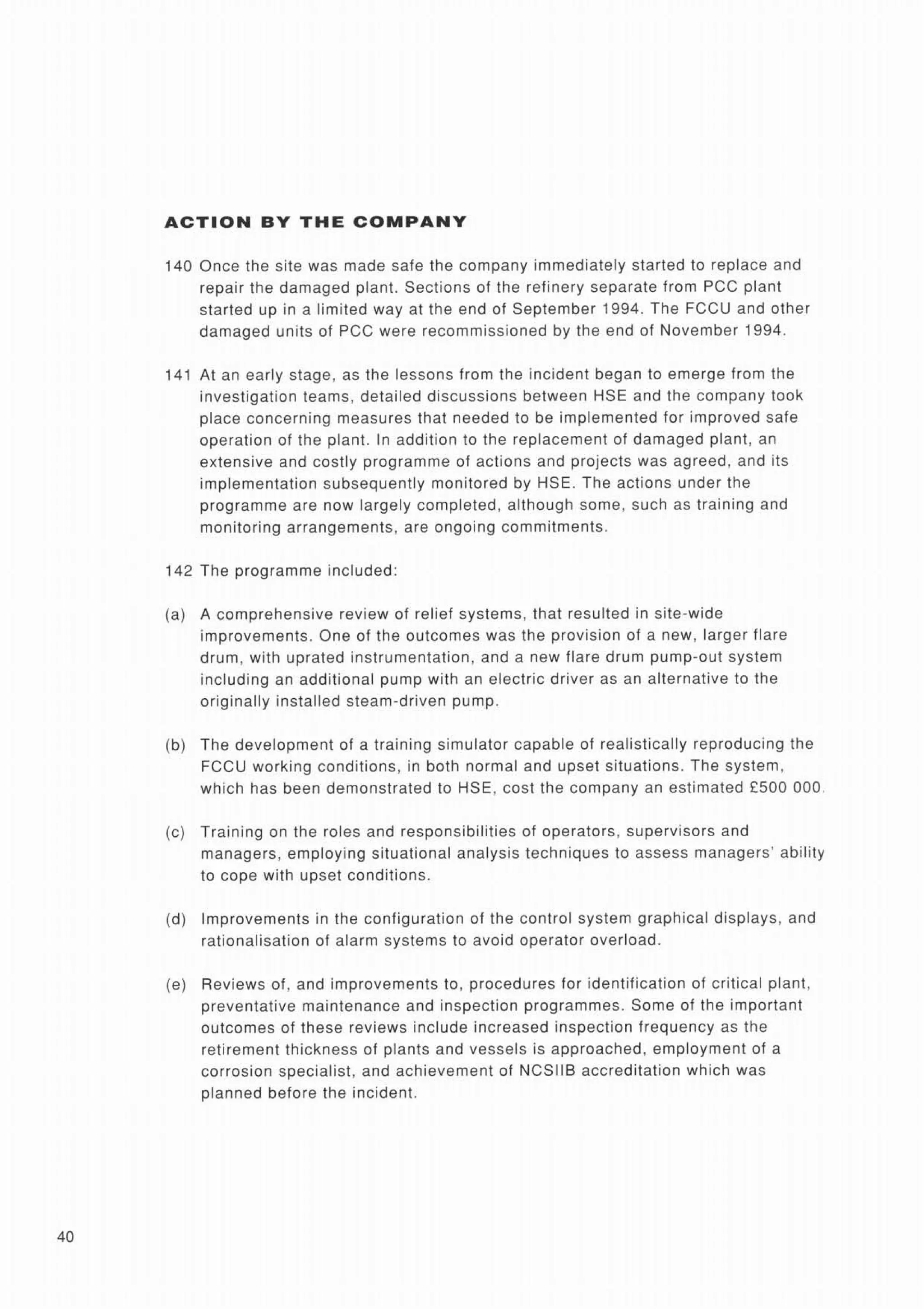 The explosion and fires at the texaco refinery milford haven | PDF