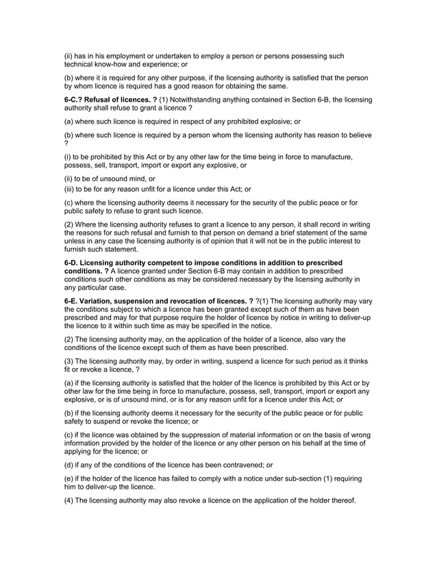 The explosive act, 1884 | DOC | Chemistry | Science