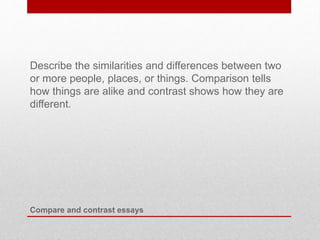 The expository essay-types | PPTX