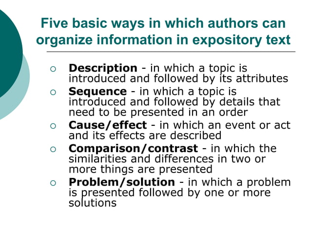 The expository paragraph | PPT