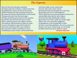 The express poem | PPTX