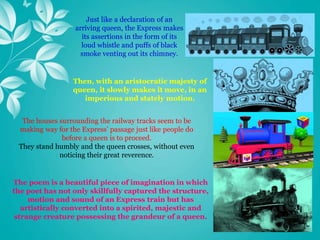 The express poem | PPTX