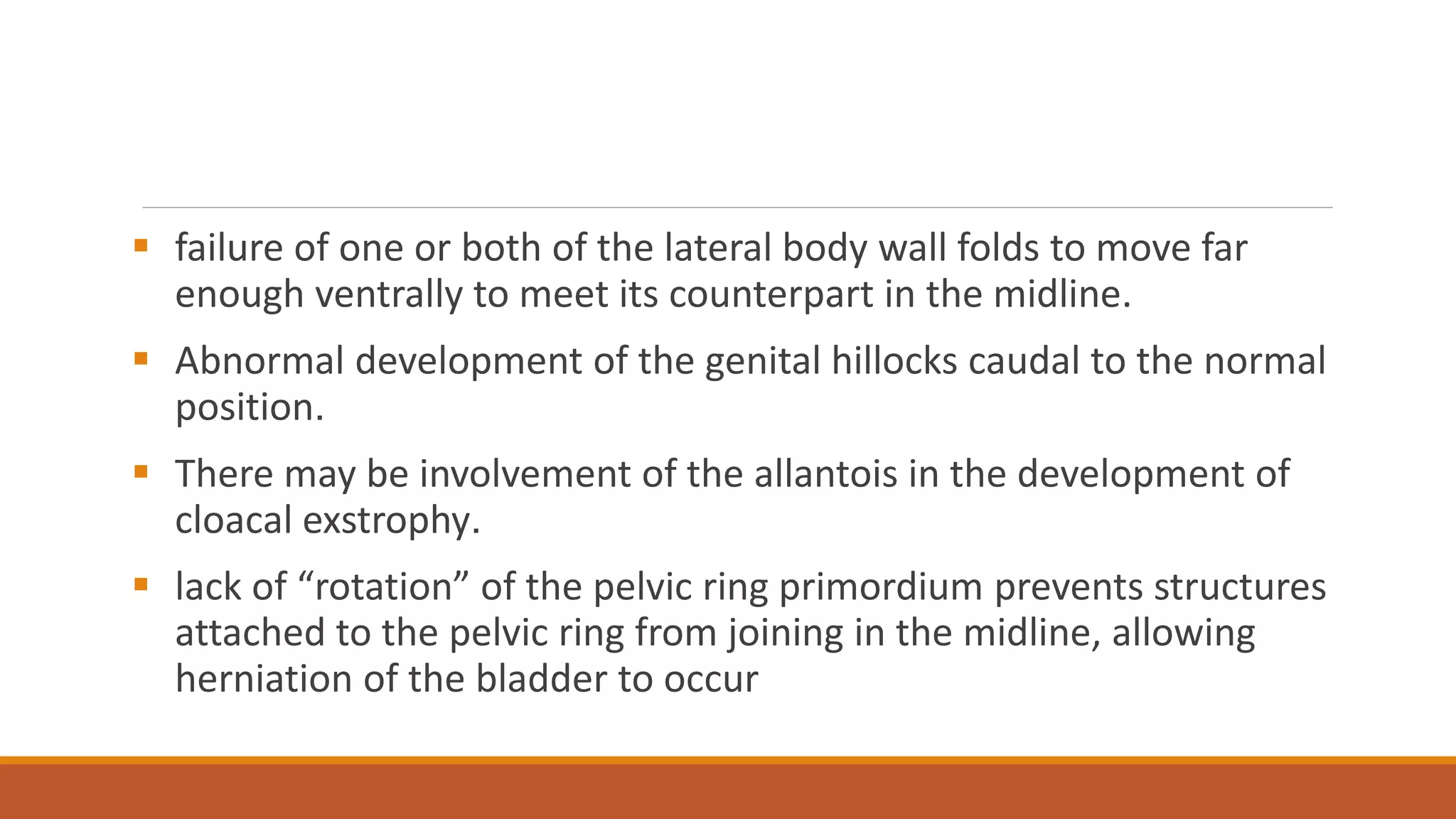 The exstrophy epispadias complex | PDF