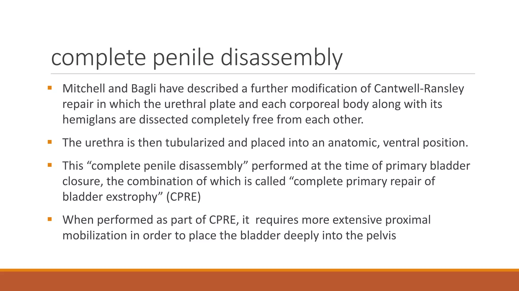 The exstrophy epispadias complex | PDF