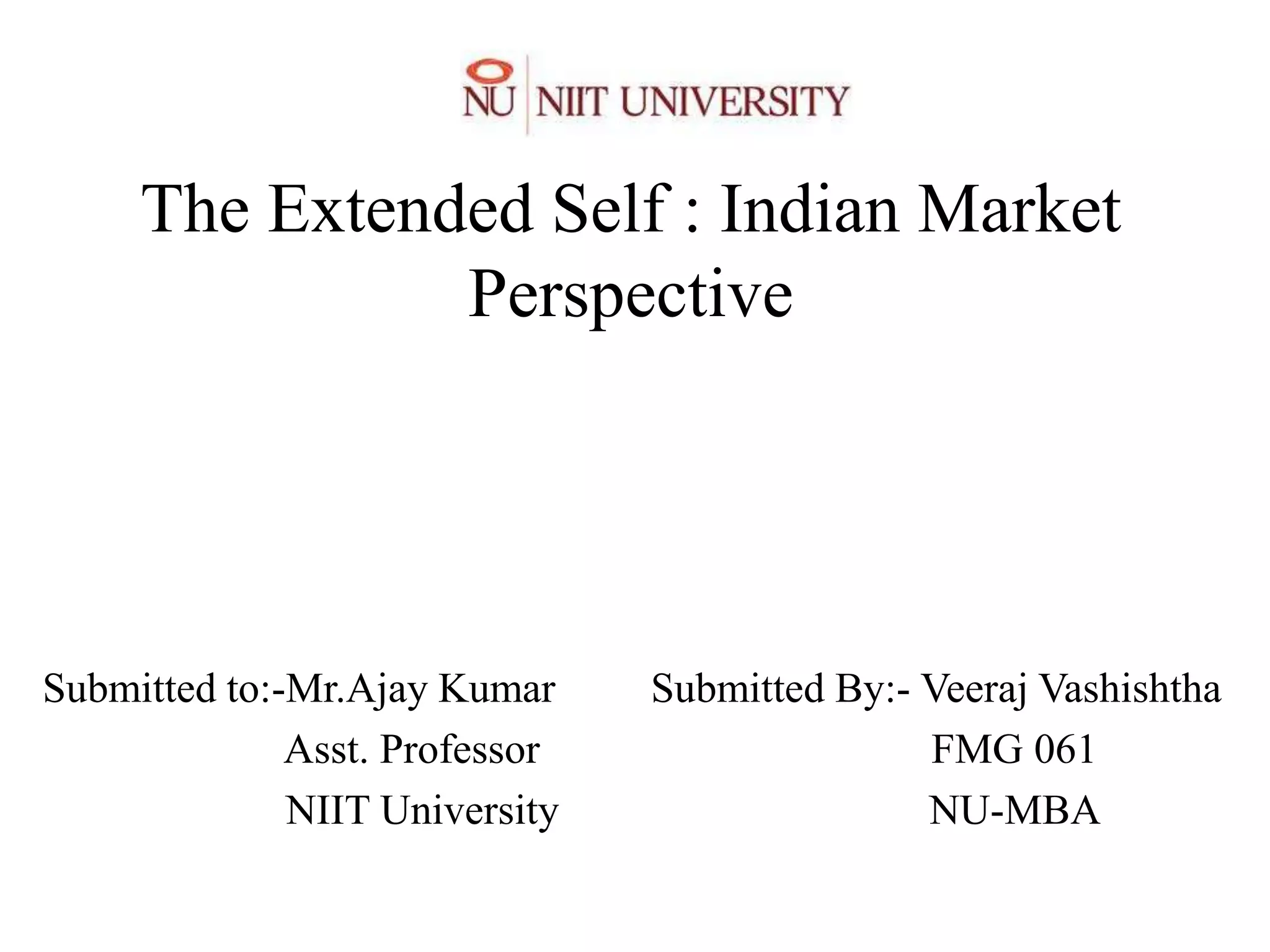 The extended self | PPT