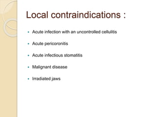 The extraction of teeth | PPTX