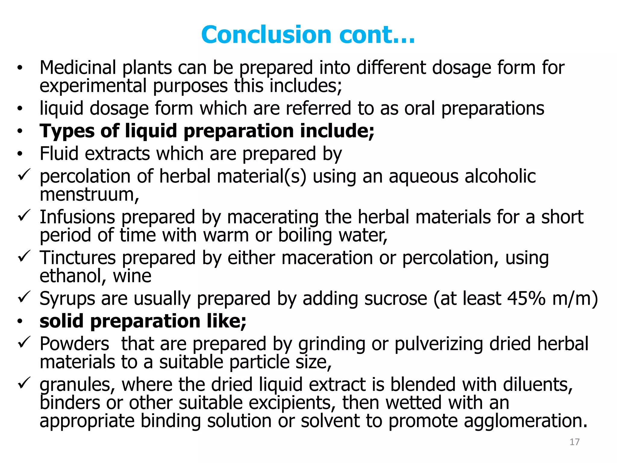 The extraction, preparation and storage of medicinal.pptx
