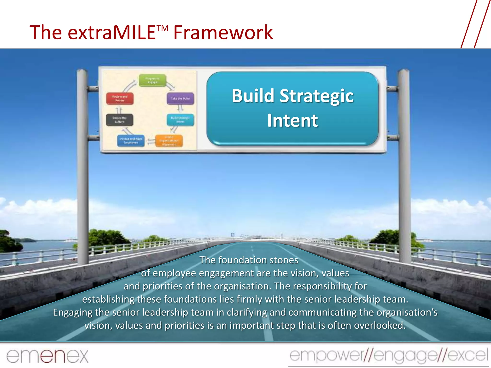 The extra mile framework | PPT