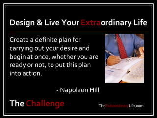 Live the Extraordinary Life | PPT