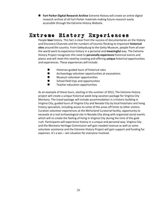 The extreme history project foundations 2011 | PDF