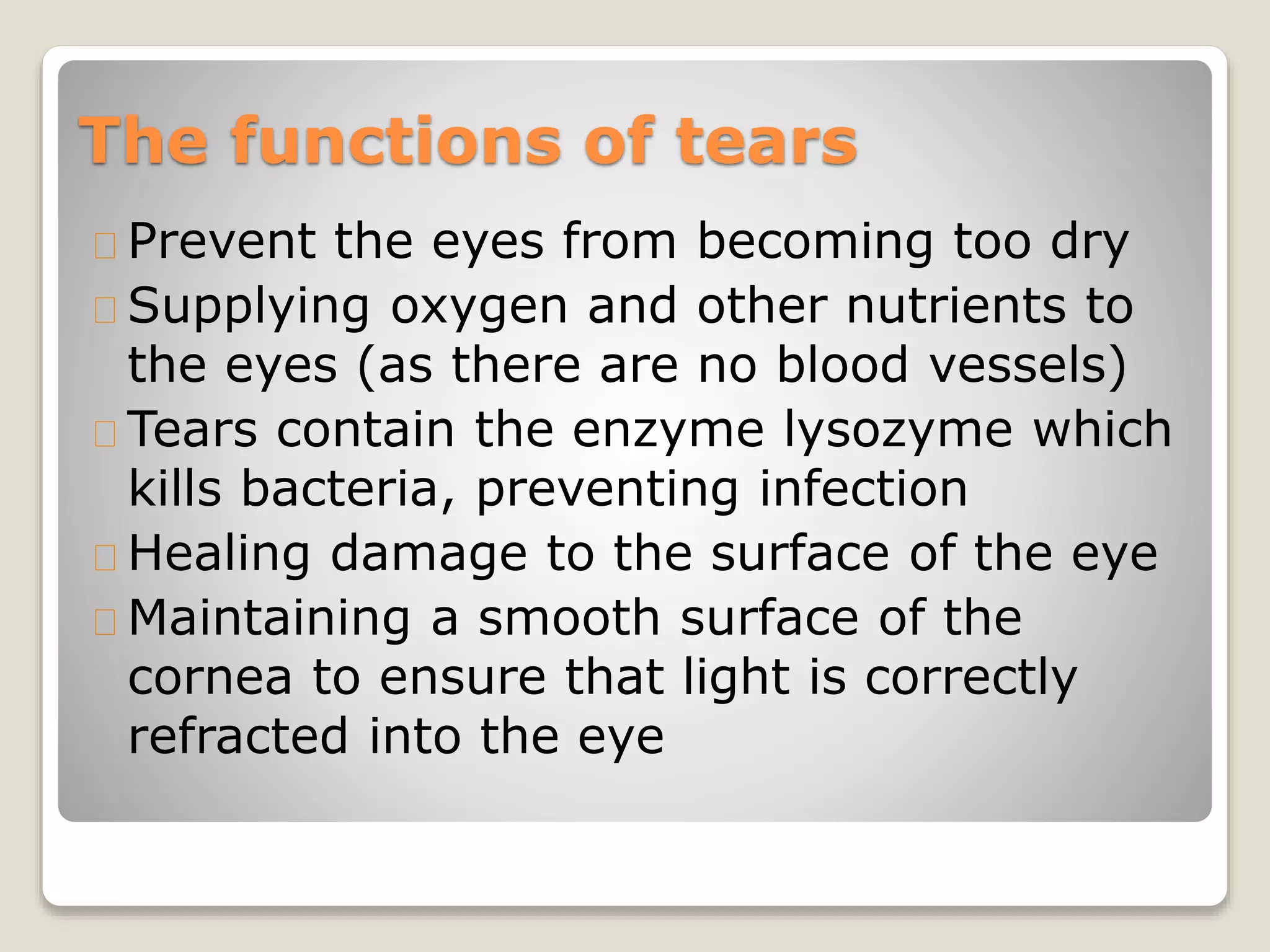 The Eye - Myopia, Hyperopia, Lenses and Laser Eye Surgery | PPTX